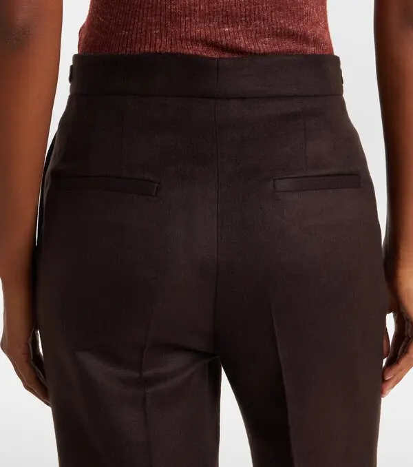 Gabriela Hearst Vesta Silk Flared Pants