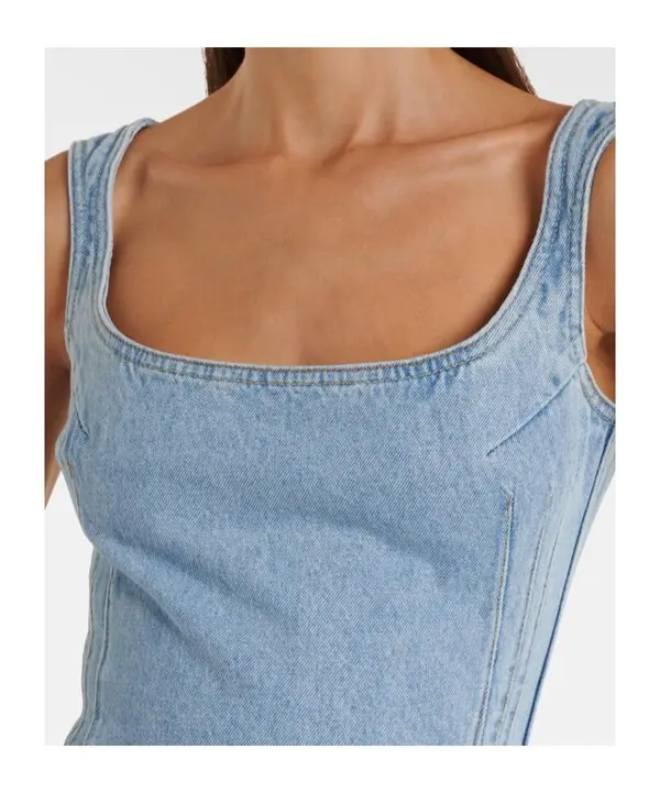Magda Butrym Denim Midi Dress