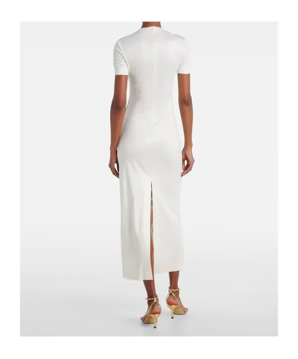 Oscar De La Renta Printed Jersey T-shirt Dress