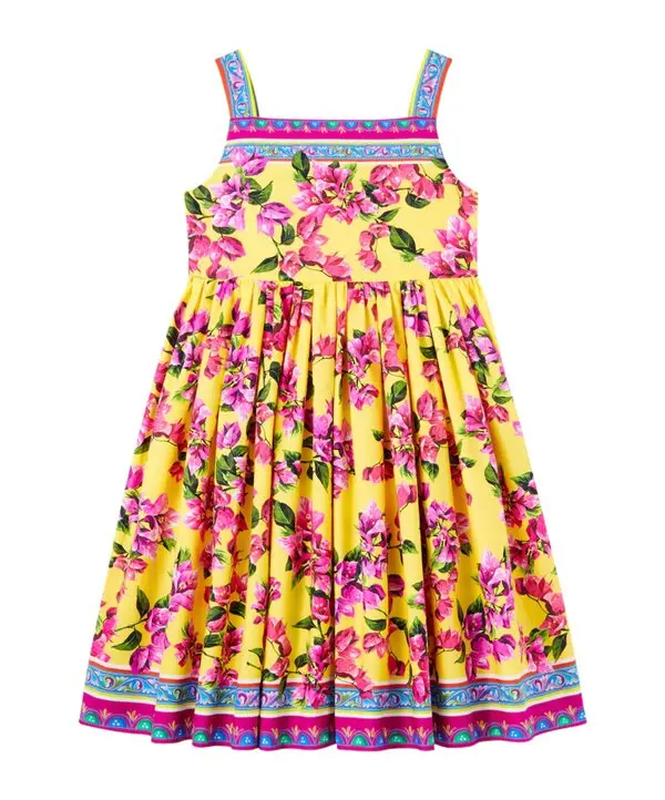 Dolce & Gabbana Taormina Floral Cotton Dress