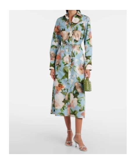 Erdem Floral Shirt Dress