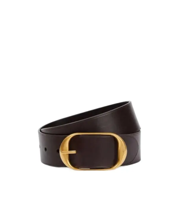 NILI LOTAN Nili Leather Belt - Black