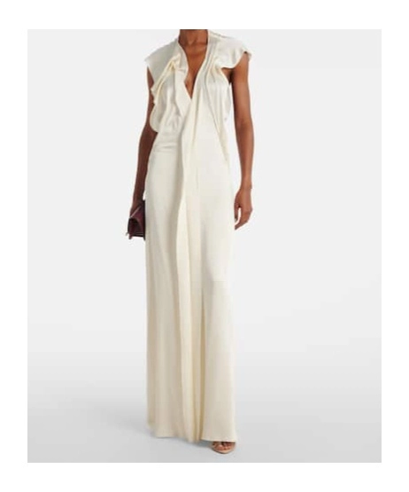 Victoria Beckham Draped Evening Dress