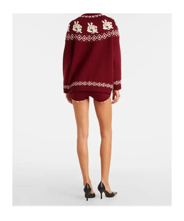 Magda Butrym Patterned Wool Sweater