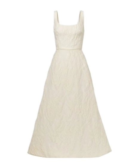 Monique Lhuillier Floral Jacquard Gown