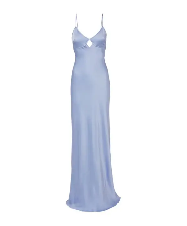 Victoria Beckham Cutout Satin Gown