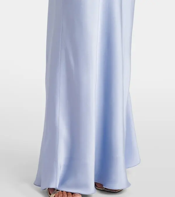 Victoria Beckham Cutout Satin Gown