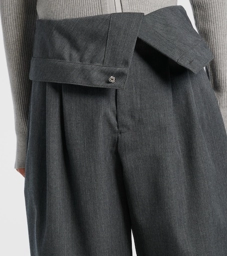 J.W.ANDERSON High-rise Wool Wide-leg Pants
