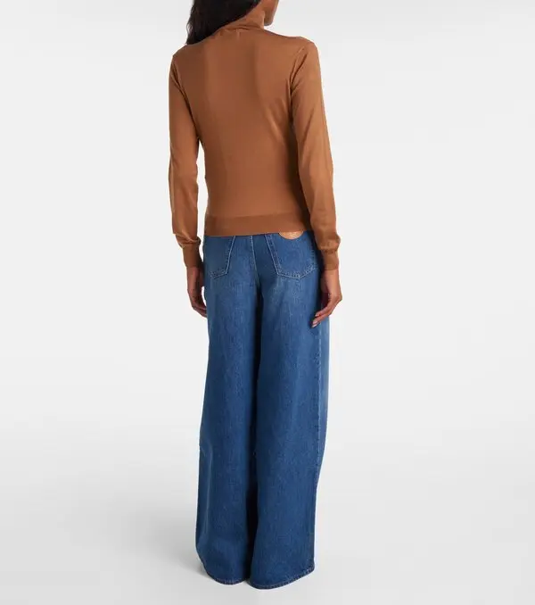 Ralph Lauren Silk-blend Jersey Sweater