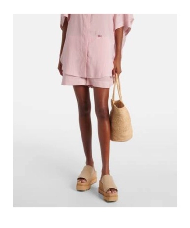 Stella McCartney Striped Silk Shorts