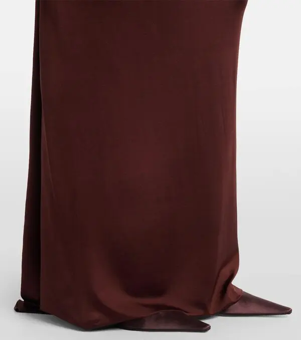 Victoria Beckham Sleeveless Draped Jersey Gown