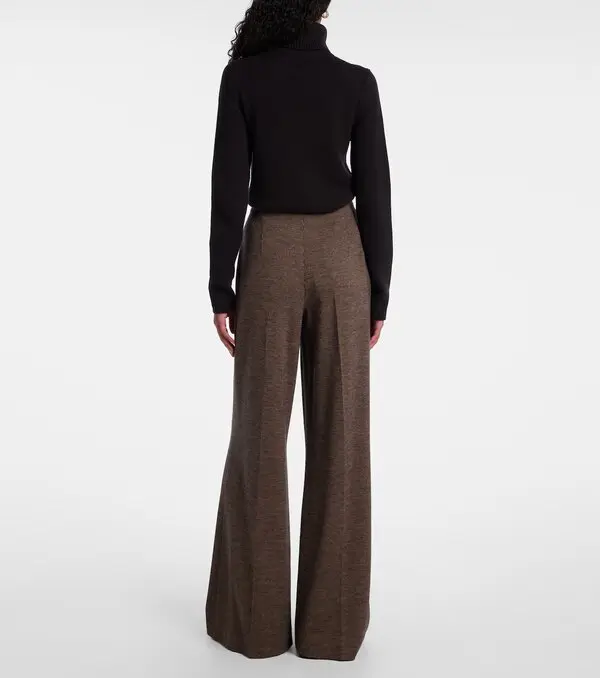 Ralph Lauren Isaiah Wool Wide-leg Pants