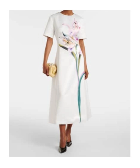 LEO Caroline Floral Midi Dress