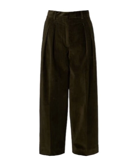 Altuzarra Dash Cotton Corduroy Barrel-leg Pants - Black