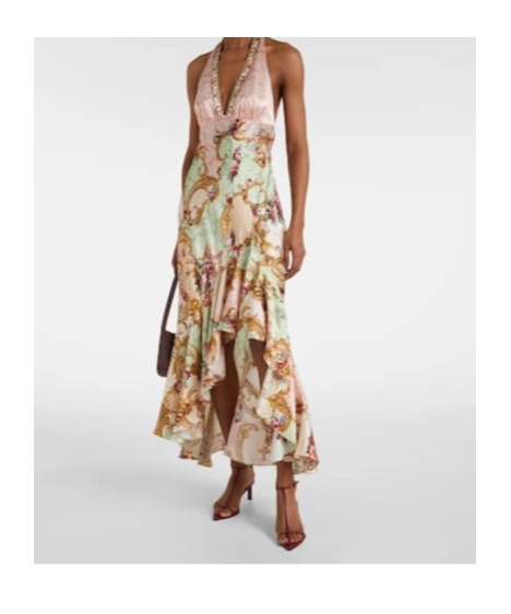 Camilla Queens Quarters Silk Maxi Dress