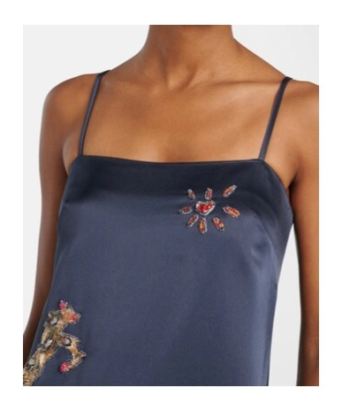 ALEMAIS Spaghetti Strap Midi Dress