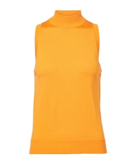 Carolina Herrera Knitted Silk And Cotton Turtleneck Top