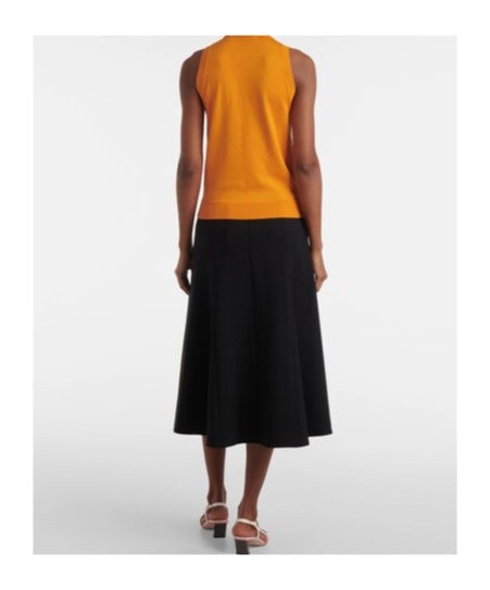 Carolina Herrera Knitted Silk And Cotton Turtleneck Top