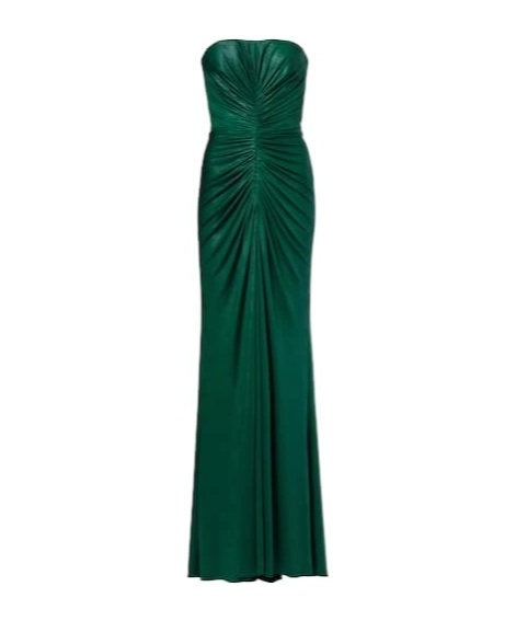 Elie Saab Ruched Jersey Gown