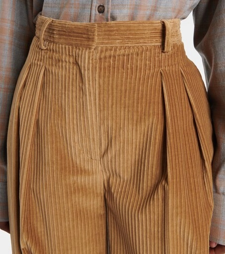 Altuzarra Pip Cotton Corduroy Wide-leg Pants - Brown