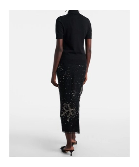 Carolina Herrera Silk And Cotton-blend Polo Shirt