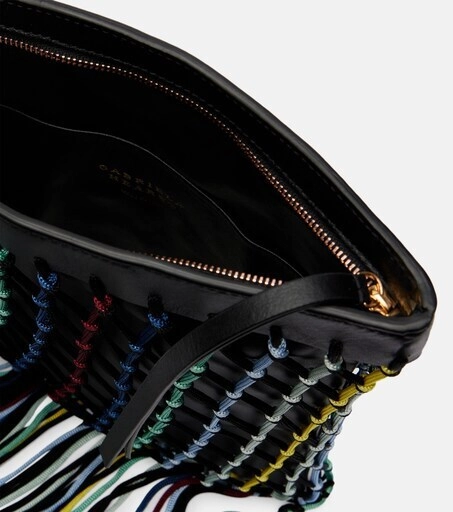 Gabriela Hearst Naila Fringed Leather Pouch