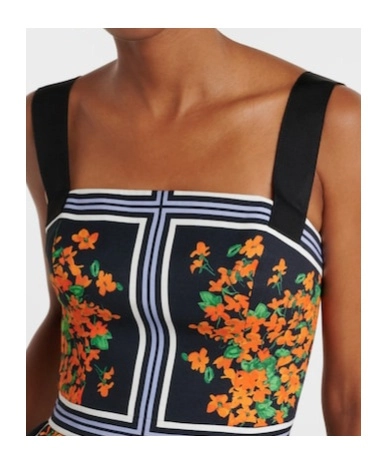 Carolina Herrera Printed Midi Dress