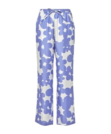 Marni Floral Silk Wide-leg Pants