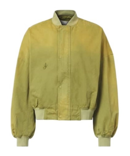 J.W.ANDERSON Vintage Yellow- Bomber Jacket - Green