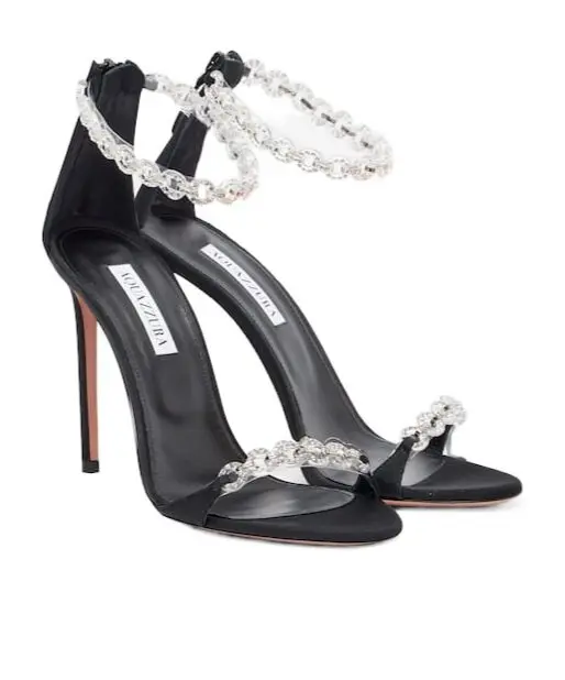 AQUAZZURA Bijoux 105 Embellished Sandals