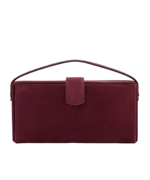 Magda Butrym Apolonia Suede Clutch