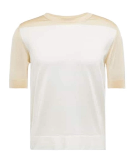 JIL SANDER Oversized Silk T-shirt