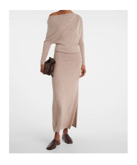 Altuzarra Kasos Draped Cashmere Maxi Dress