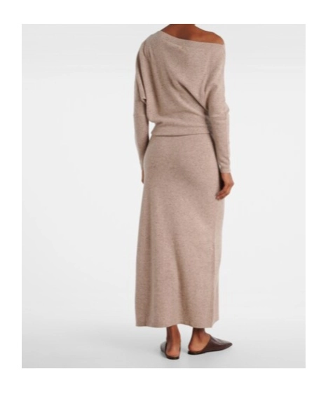 Altuzarra Kasos Draped Cashmere Maxi Dress