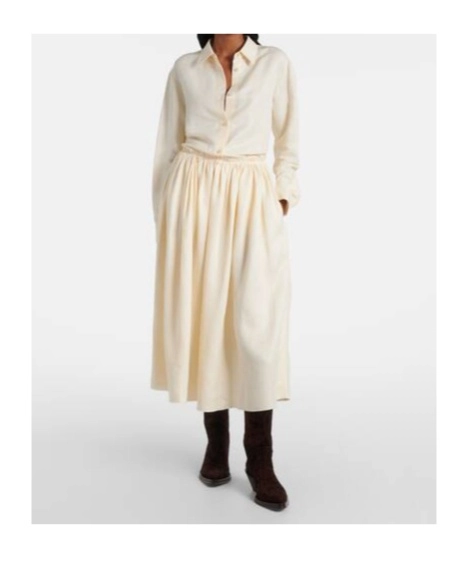 Gabriela Hearst Ferrara Linen And Silk Shirt