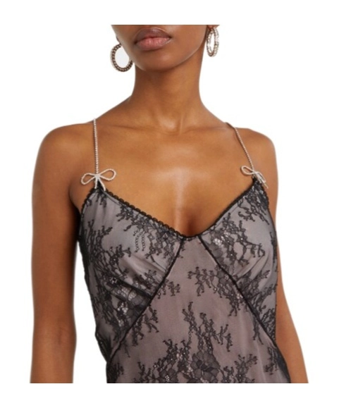 Blumarine V-neck Midi Dress