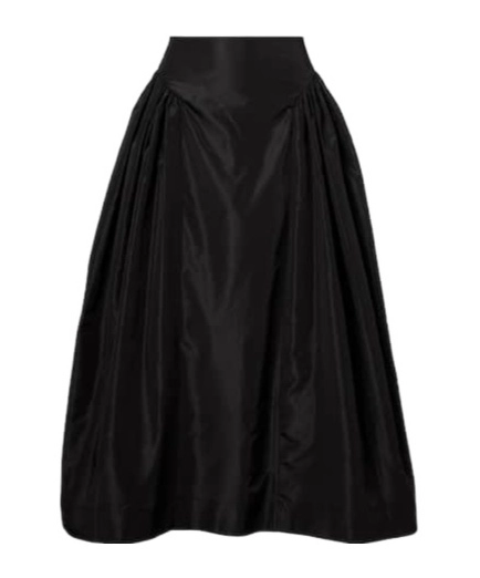 Simone Rocha Taffeta Midi Skirt