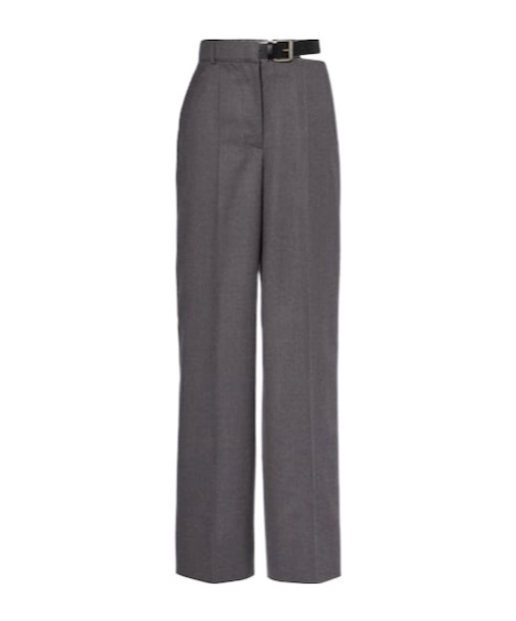 Stella McCartney Wool Flannel Straight Pants
