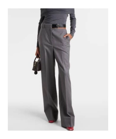 Stella McCartney Wool Flannel Straight Pants