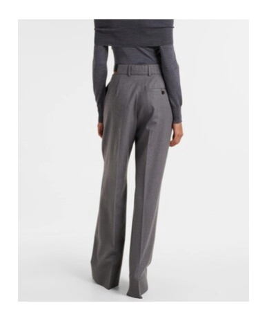 Stella McCartney Wool Flannel Straight Pants