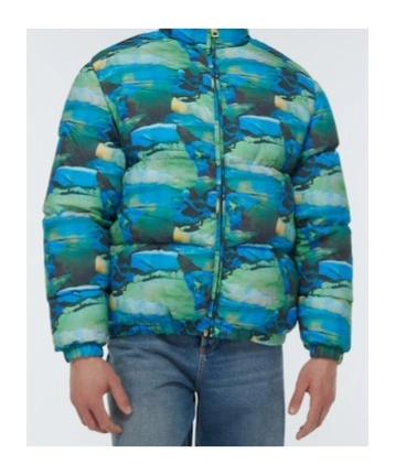 ERL Quilted Printed Down Jacket