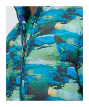 ERL Quilted Printed Down Jacket