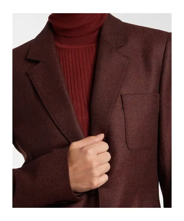 Gabriela Hearst Louisa Wool-blend Blazer