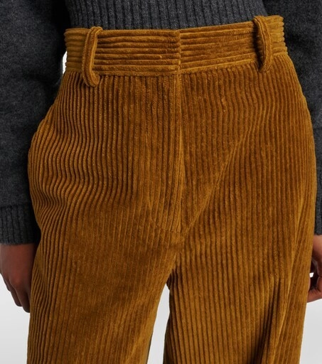 Proenza Schouler Corduroy Wide-leg Trousers - Brown