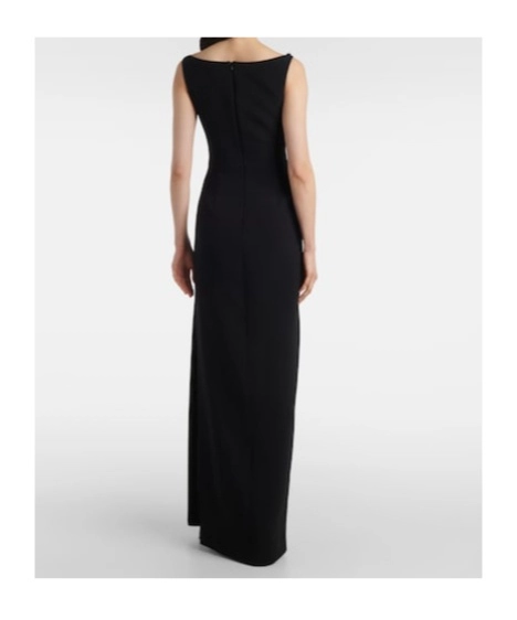 David Koma Crystal-embellished Cady Gown
