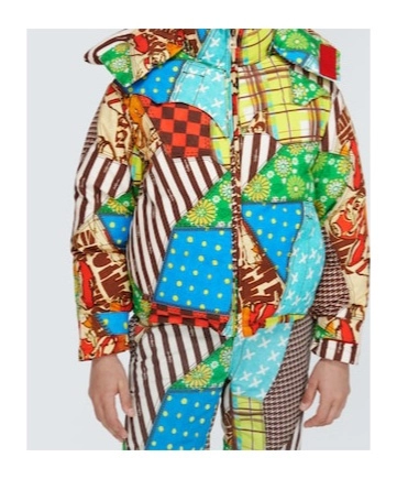 ERL Printed Cotton-blend Down Jacket