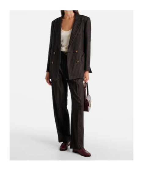 BLAZÉ MILANO Fox Wool And Cashmere Straight Pants