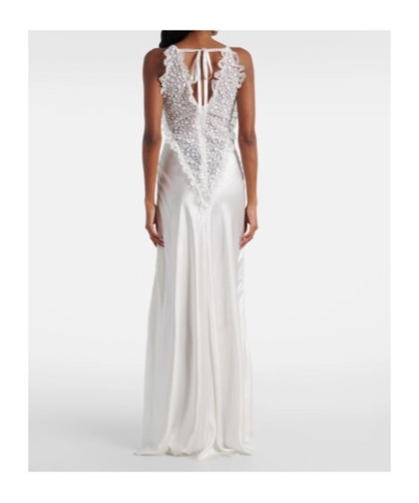 RODARTE Embellished Silk Satin Gown