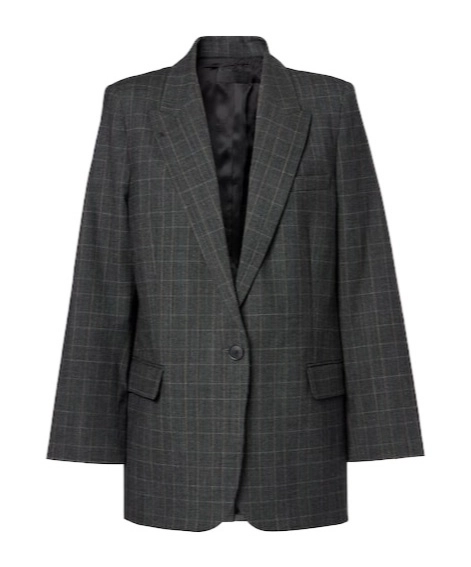 NILI LOTAN Plaid Blazer