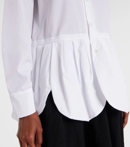 Comme Des Garçons Gathered Cotton Shirt